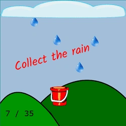 Collect the Rain | Play HTML5 Games with Game for Kids